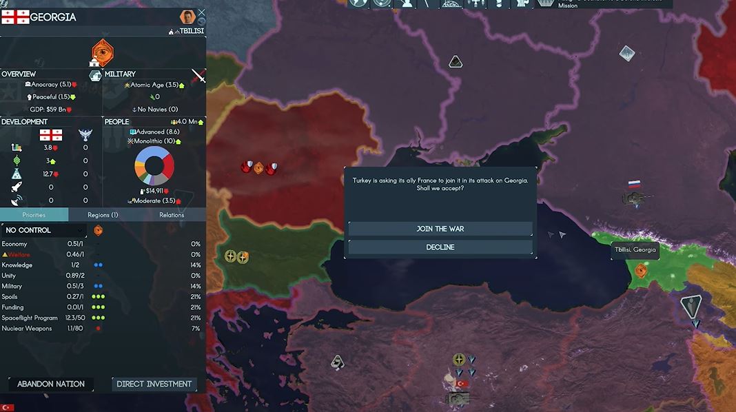 Terra Invicta: How to Declare War