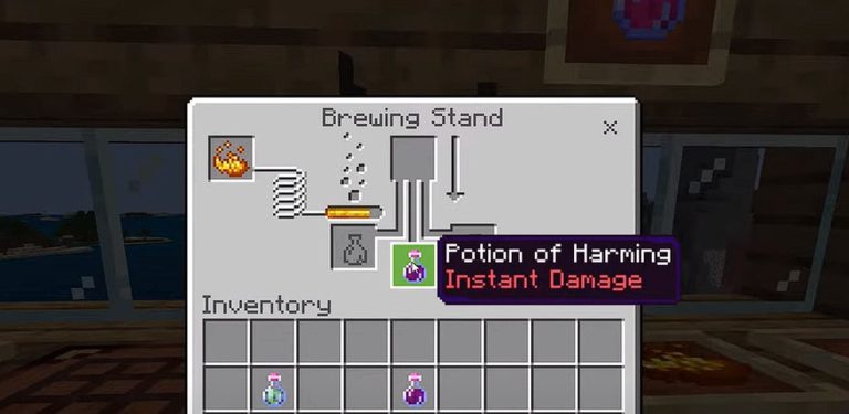 Minecraft: How to Make a Potion of Harming
