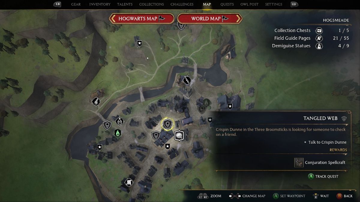 Hogwarts Legacy: Tangled Web Quest Guide