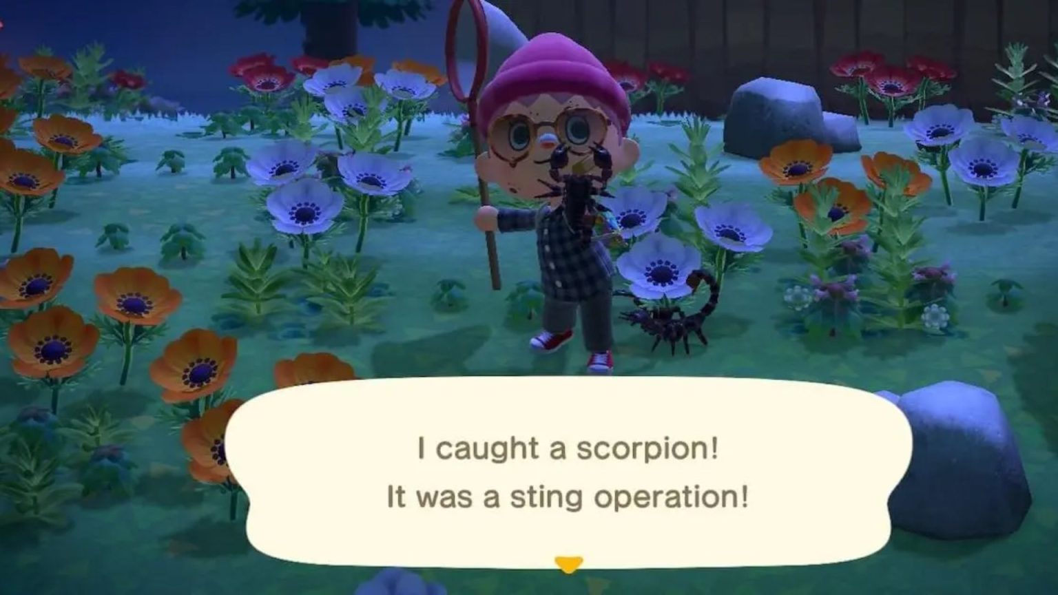 Animal Crossing: New Horizons How to Catch Scorpions