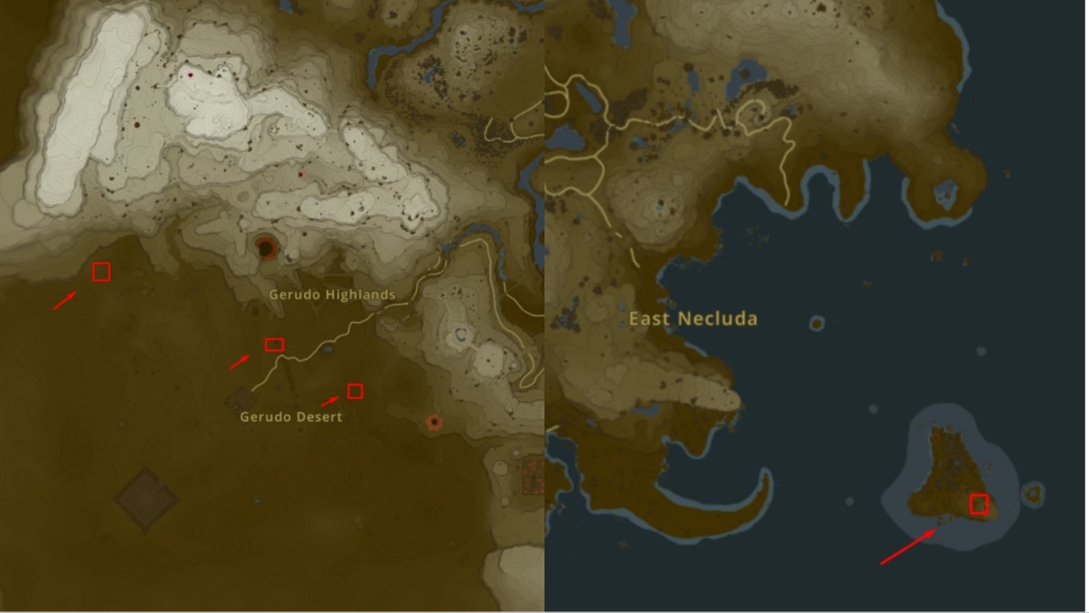 Tears of the Kingdom: Silver Lizalfos Locations