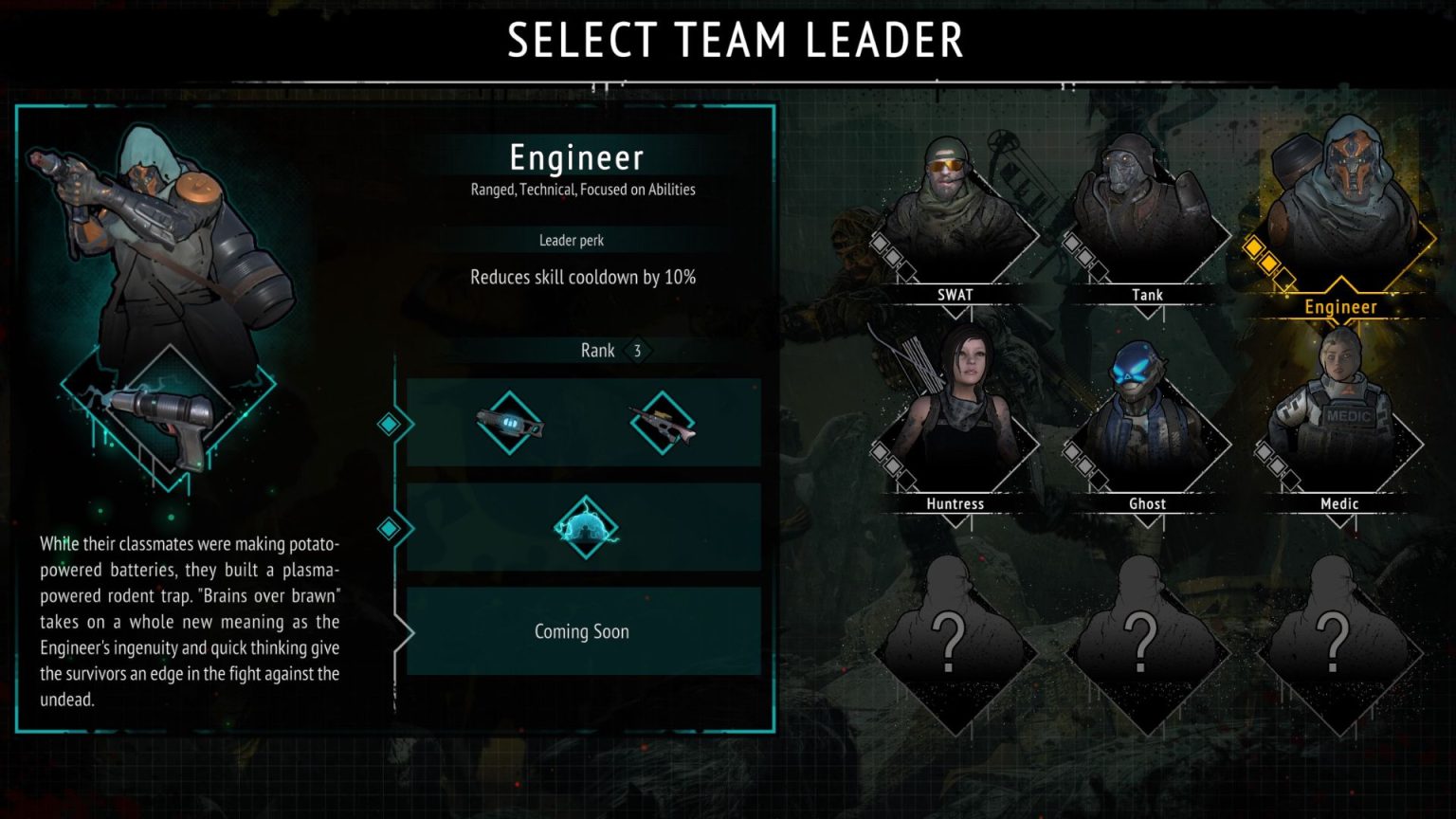 Yet Another Zombie Survivors: Best Engineer Build