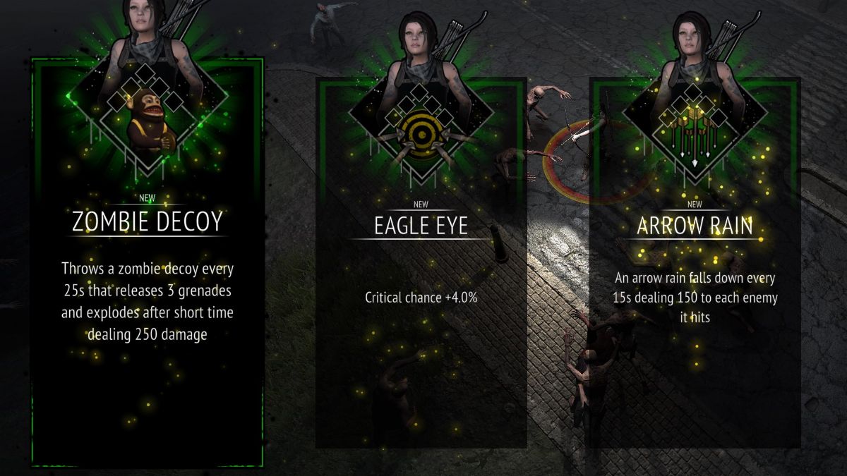 Yet Another Zombie Survivors: Best Huntress Build