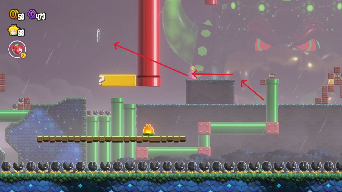 Super Mario Bros. Wonder Muncher Fields Guide: Wonder Seed and Purple Coins