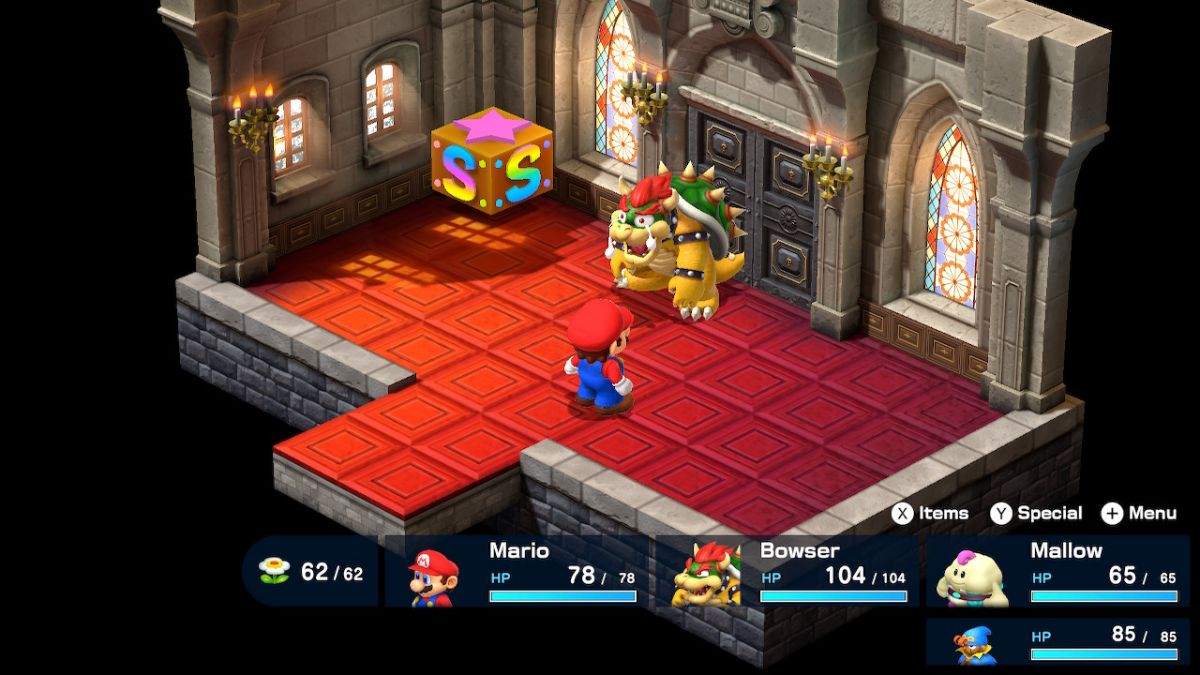 How to Break Down the Marrymore Church Door in Super Mario RPG