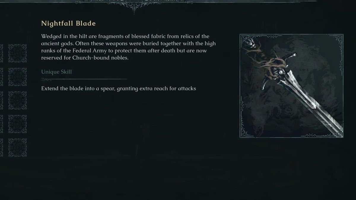 The Last Faith: Weapons List and Where to Find Them