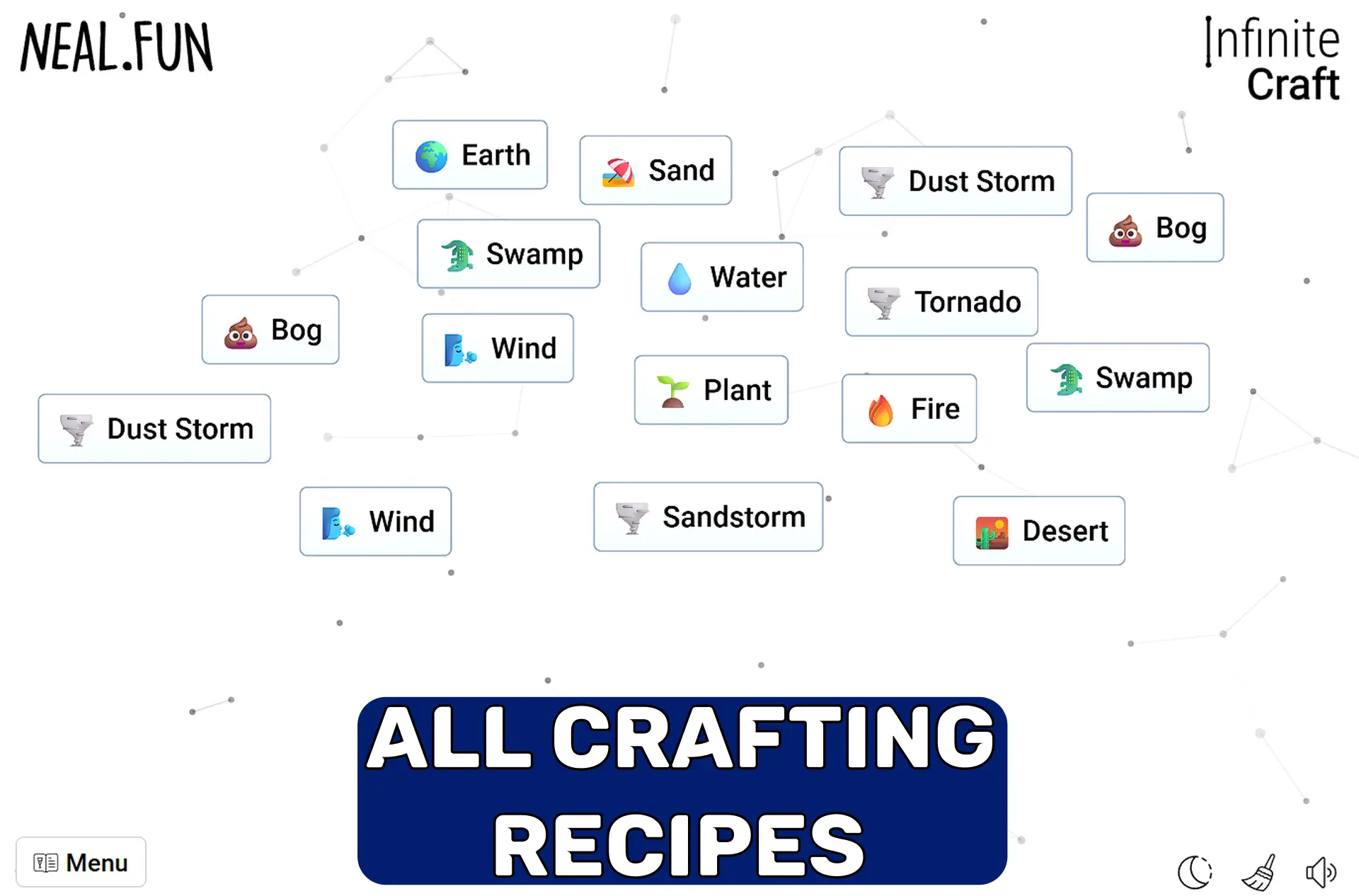 Full List of Infinite Craft Recipes to Craft Easily