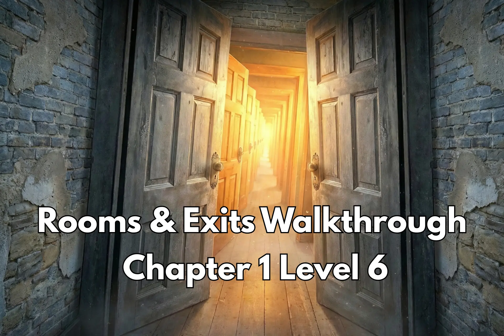Rooms & Exits Amusement Park Walkthrough (Chapter 1 - Level 6)